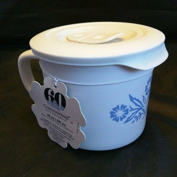 Corningware | Dining | Corningware Cornflower Meal Mug W Vented Lid New ...
